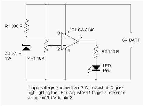 Low Battery Indicator Circuit