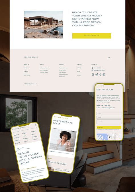 UI UX Interior Design On Behance