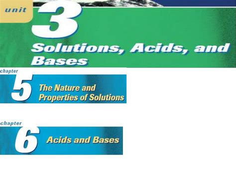 PPT Chapter The Nature And Properties Of Solutions PowerPoint Presentation ID