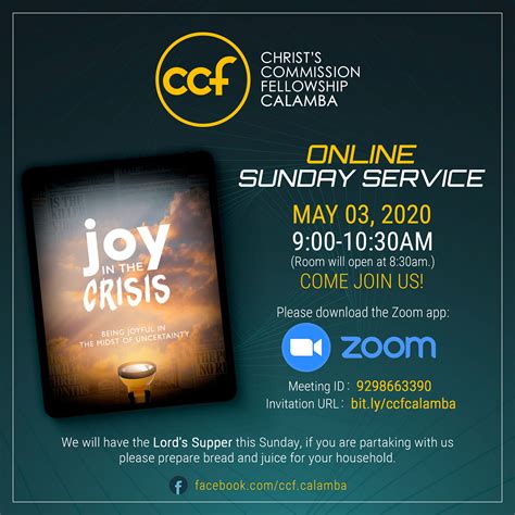 Ccf Calamba 📣 Announcement 📣 📍 Meeting Id 9298663390 📍