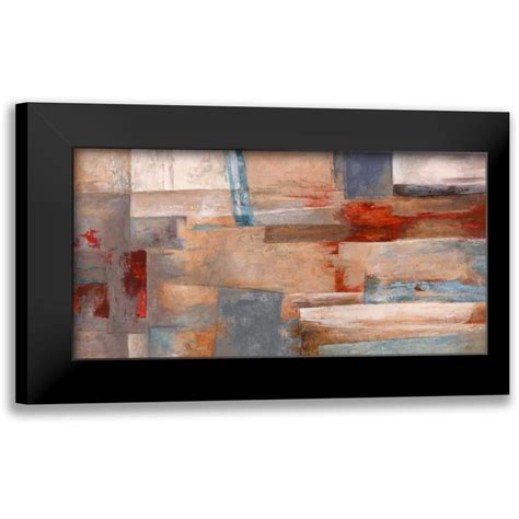 Bacci Leonardo 24x14 Black Modern Framed Museum Art Print Titled