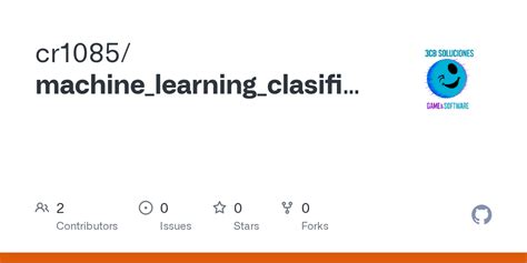 Github Cr1085machinelearningclasification