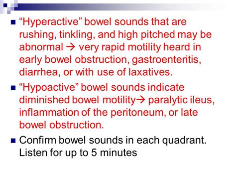 Hello Usa Hypoactive Bowel Sounds