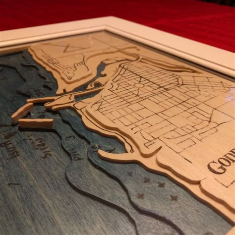 3d Map And Marine Chart Of Goderich Marine Charts Baltic Birch
