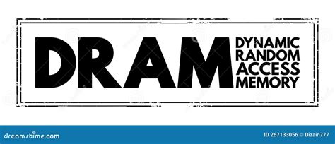 Dram Dynamic Random Access Memory Is A Type Of Random Access