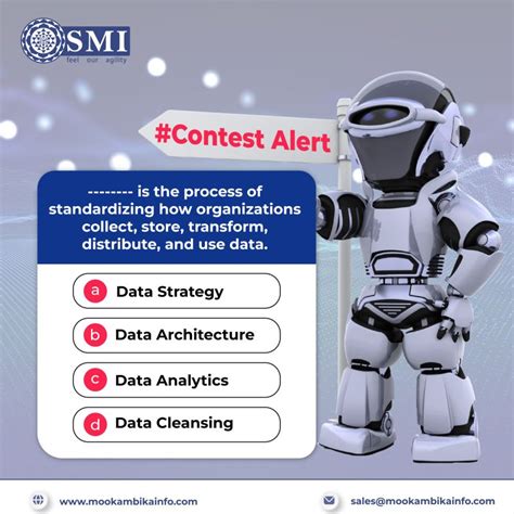 Contest Smi Datastrategy Dataanalytics Bigdata Datacleansing Sri Mookambika Infosolutions