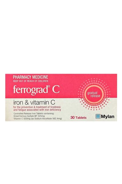 Ferrograd C 325mg Vitamin C 500mg 30s Life Pharmacy St Lukes