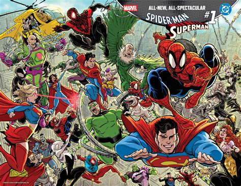 Marvel Reveals Their Spider Man Superman One Shot For April Comicon