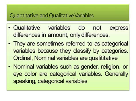 Types Of Variables In Research Pptx