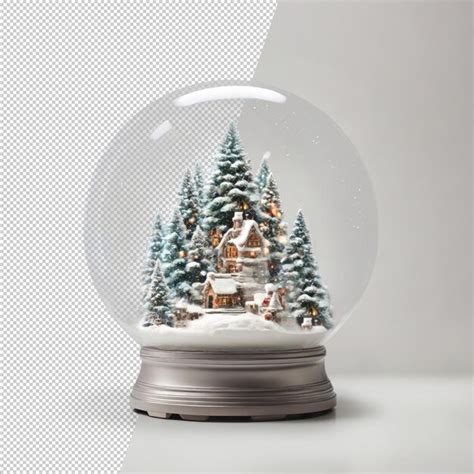 Premium Psd Snow Globe