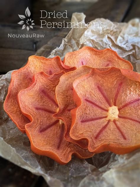 Dehydrated Fuyu Persimmons Nouveau Raw