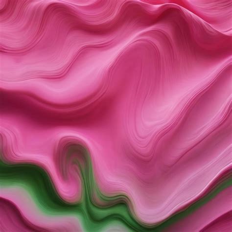 Premium Ai Image Pink Gren Fluid Texture Background Illustration