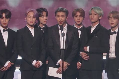Bts Takes To The Stage For The First Time At The Grammy Awards As