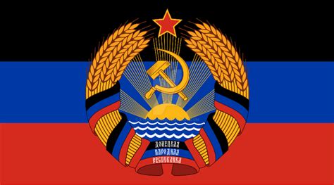 Flag Of Donetsk Peoples Republic Socialist Version Pax Historia