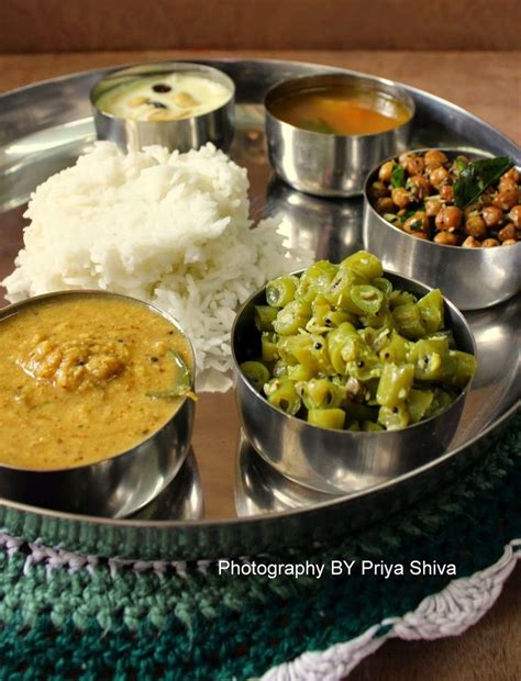 South Indian Thali Authentic Lunch Menu
