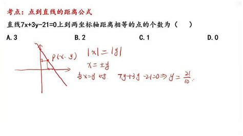 点到坐标轴的距离，两个坐标你知道怎么求吗教育在线教育好看视频