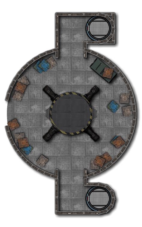 Sphyrna Class Hammerhead Corvette Modular Design Battlemap Star