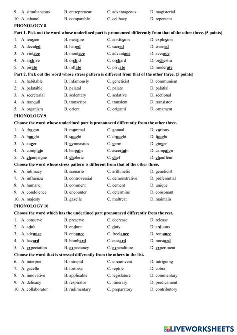 Phonetics And P Esl Worksheets 8142811