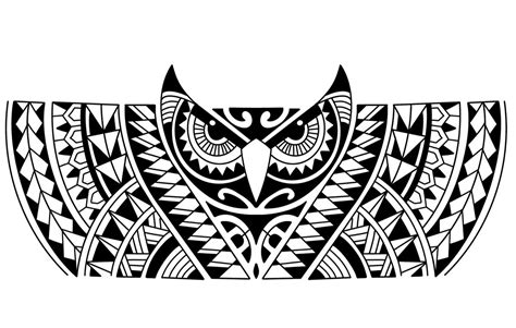 Geometric Owl Tattoo