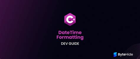 Datetime Formatting In C Dev Guide Dev Community