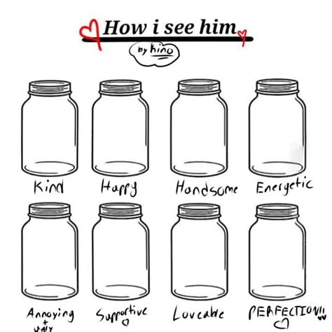 How I See Him Jars Template Content Calendar Template