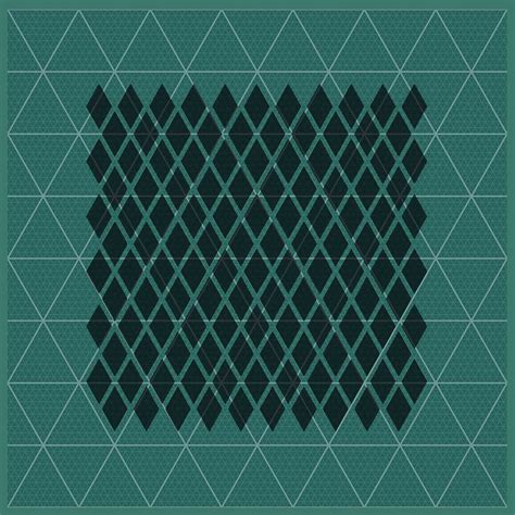 Rhombus Stencil Lazy Stencils
