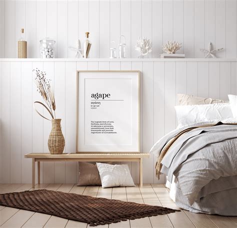 Greek Word Definition Agape Definition Printable Wall Art Greek