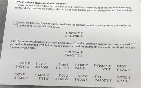 solved ls7a problem solving session 8 week 9 1 using the