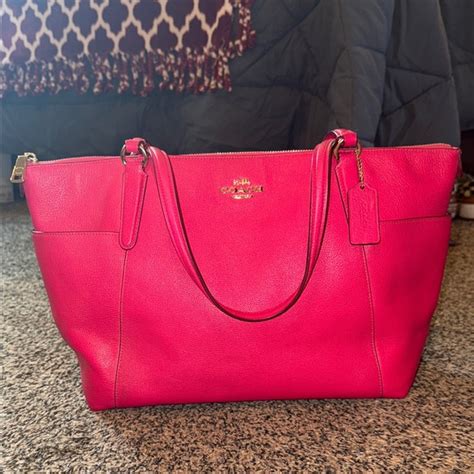 Coach Bags Coach Vibrant Pink Tote Bag Poshmark