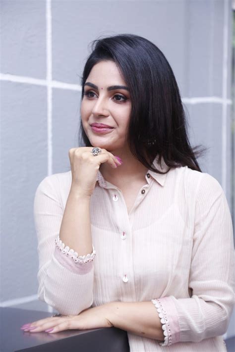 Samyuktha Menon Stills At Bimbisara Movie Interview