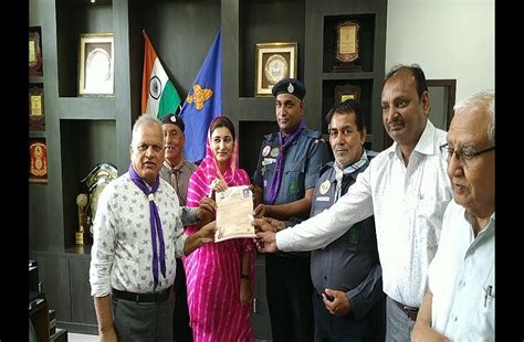 भूमि के लिए पट्टा मिलने से चौमूं में स्काउट गतिविधि को मिलेगा बढ़ावा निरंजन आर्य Scout Guide