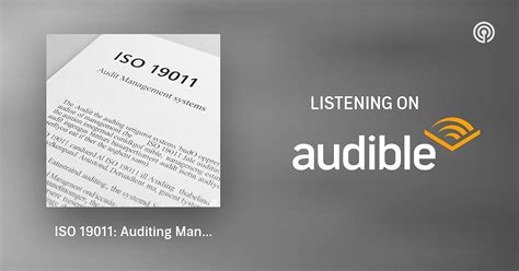 Iso 19011 Auditing Management Systems Guidance Q Is Stand For Quality Podcasts On Audible