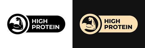 Premium High Protein Label Design For Packaging High Protein Product