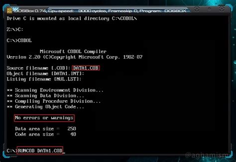 Belajar COBOL Part 2 Agham Yulio