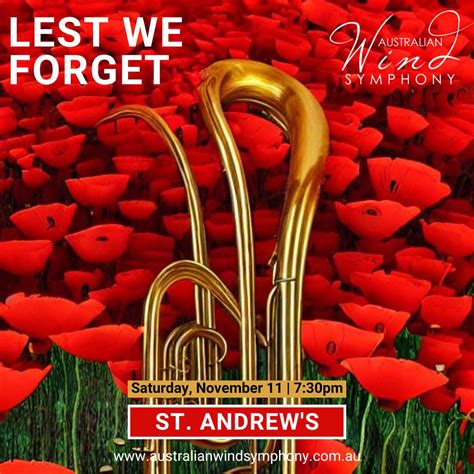 Lest We Forget Australian Wind Symphony