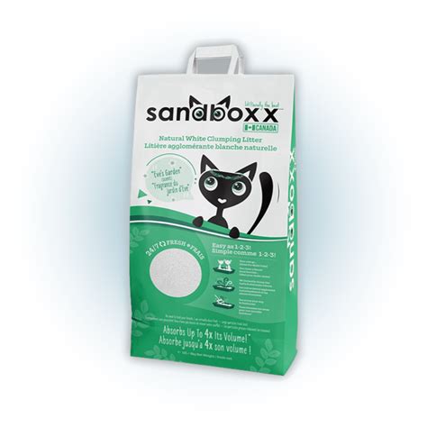 סנדבוקס קנדה איב גארדן חול מתגבש לחתולים 10 ל פטמרק