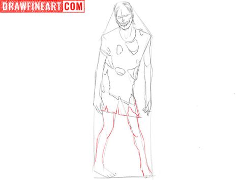 How To Draw A Zombie Draw Fine Art