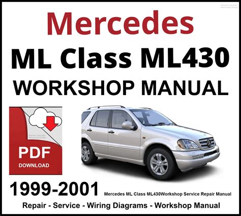 Mercedes Ml430 Workshop Service Repair Manual Pdf 1999 2001