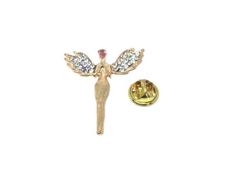 Gold Guardian Angel Pin Finox Gold Guardian Angel Pin Finox