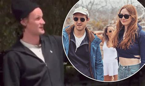 Matt Smith Reunites With Former Doctor Who Co Stars Karen Gillan And