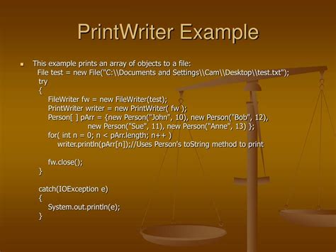 Ppt File Io In Java Powerpoint Presentation Free Download Id3478474