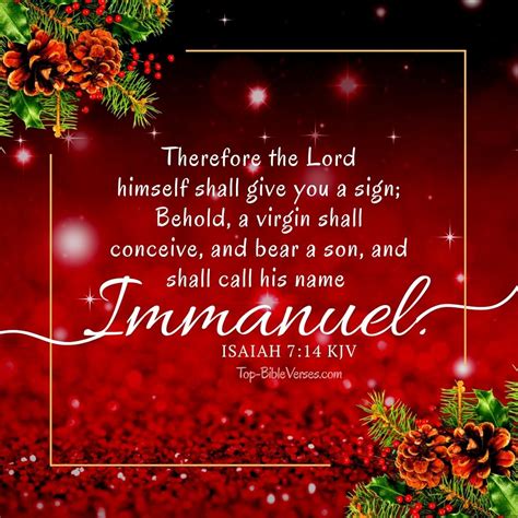 Isaiah 7 14 Christmas Bible Quotes Dp