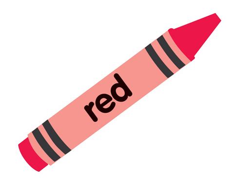 Red Crayon Clip Art