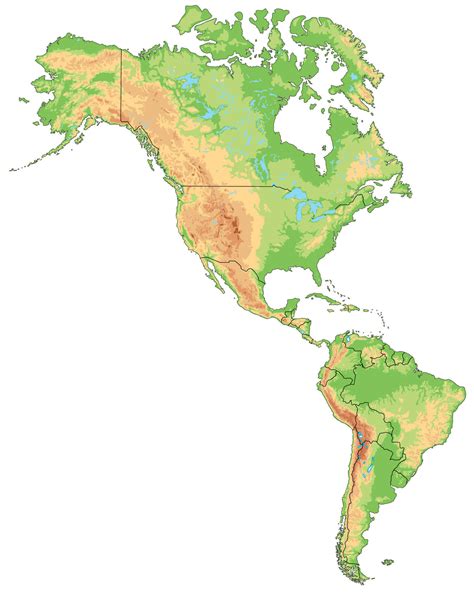 Us Blank Map