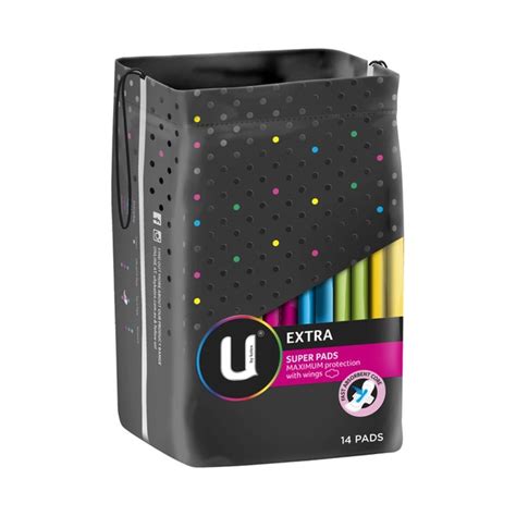 Buy U By Kotex Ultra Thin Pads With Wings Regular 14 Pack Or Super 12