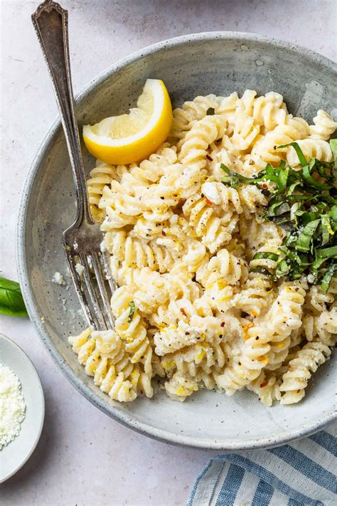 Lemon Ricotta Pasta Easy 5 Ingredient The Pasta Twins
