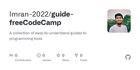 Github Imran 2022guide Freecodecamp A Collection Of Easy To