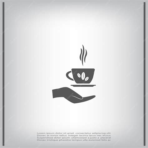 Premium Vector Coffee Cup Vector Icon