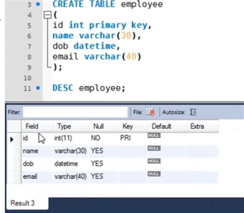 How To Create A Table In Sql Simple Example Updated