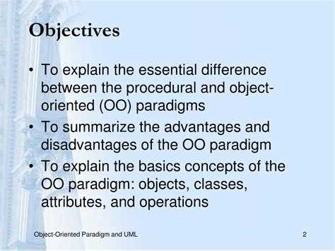 ppt introduction to the object oriented paradigm powerpoint